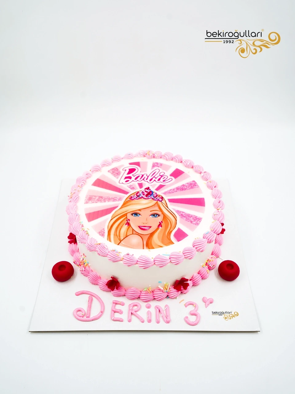 Barbie Resimli Pasta